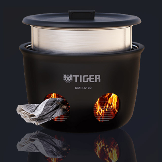 タイガー魔法瓶 魔法のかまどごはん KMD-A100 電気やガスを使わず新聞紙1部で美味しいご飯が炊ける創立100周年記念モデル | shave off mind